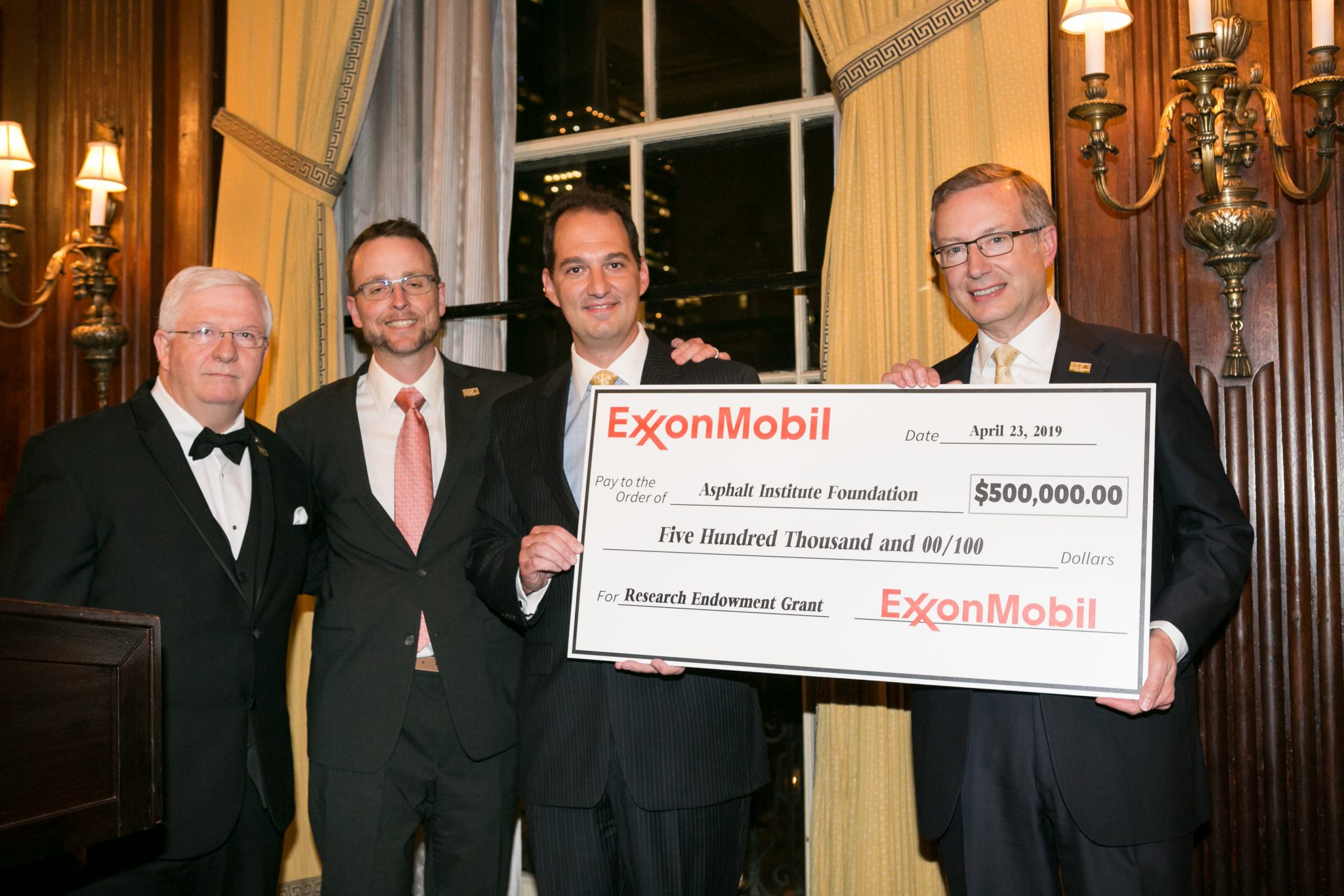 Asphalt Institute Foundation Receives $500,000 grant from ExxonMobil ...